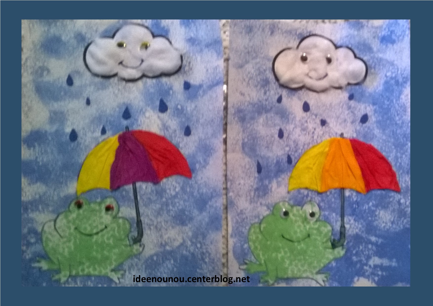 GRENOUILLE SOUS LA PLUIE